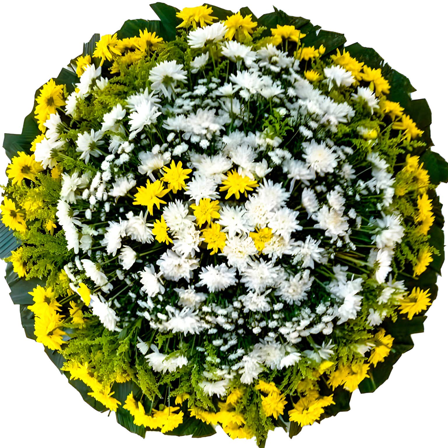 Coroa de Flores Funeral Tradicional A | Coroa de Flores Nobre